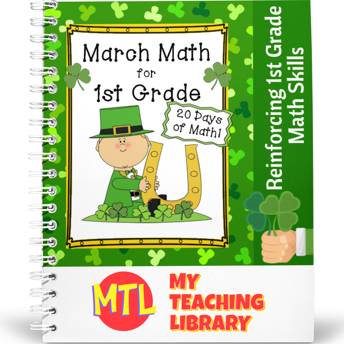 March Math 1st Grade | Mixed Practice Workbook – Library of Learning ...