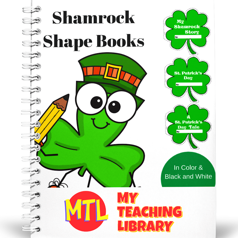 March Writing Center – Fun with Shamrock Shapebooks! – Library of ...