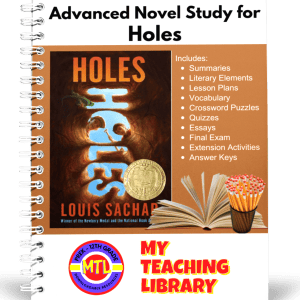 Holes Advanced Novel Study: Literary Elements, Analysis, and More ...